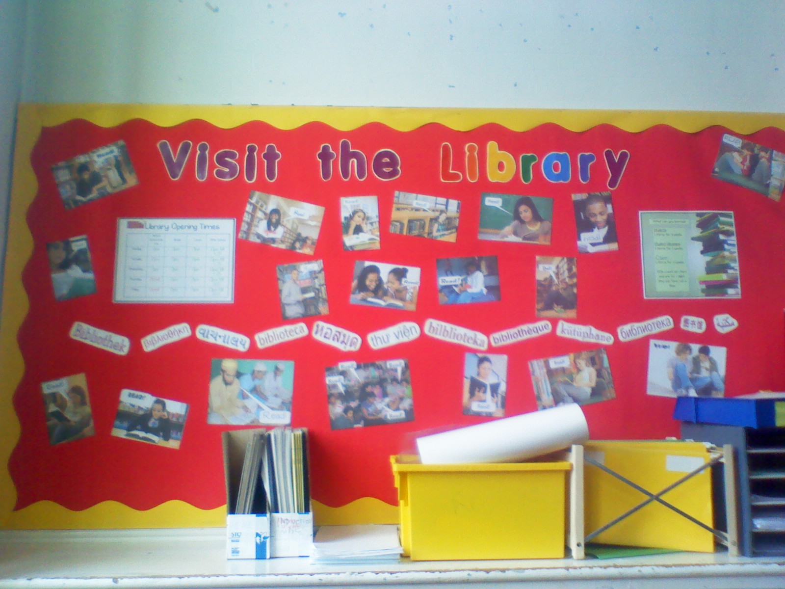 Too Loud to be a Librarian: Library Display in a Classroom